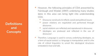 Introducing Critical Discourse Analysis | PPTX