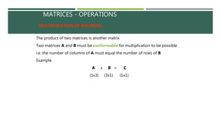 matrices and function ( matrix) | PPT