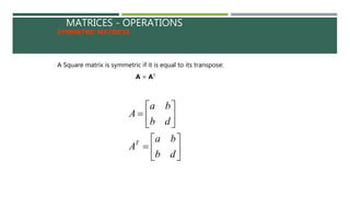 matrices and function ( matrix) | PPTX