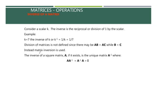 matrices and function ( matrix) | PPT