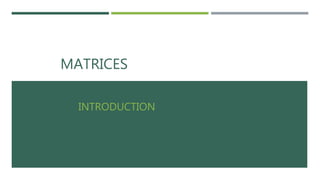 matrices and function ( matrix) | PPT