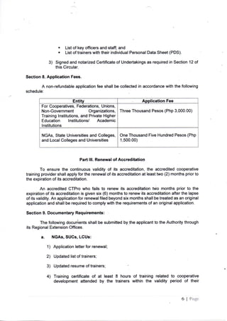 Guidelines in the implementation of the revised accreditation and ...