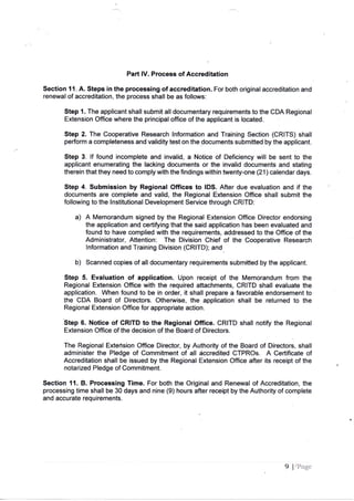 Guidelines in the implementation of the revised accreditation and ...