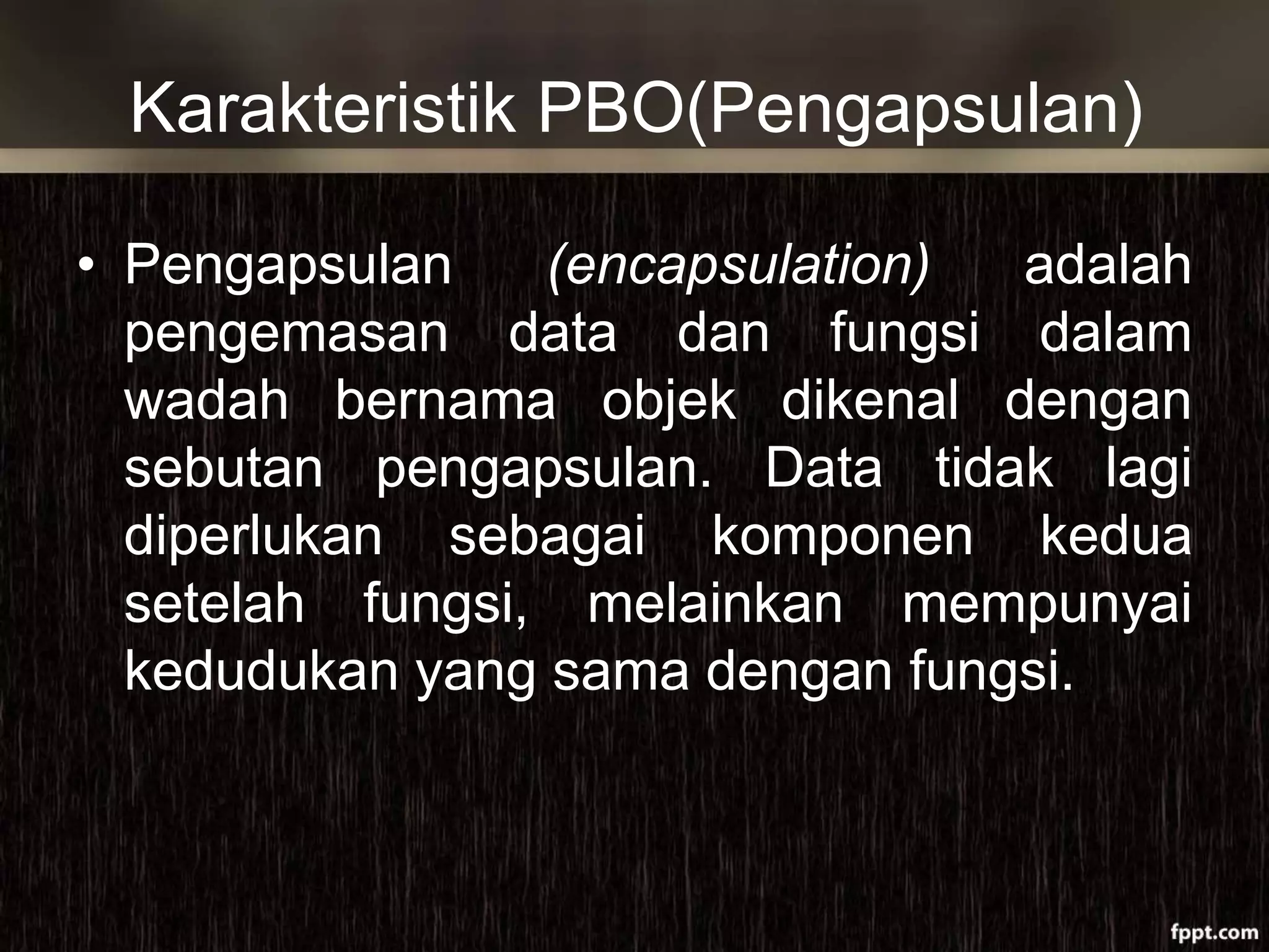 Pengenalan C++ dan Pemograman Berorientasi Objek | PPTX