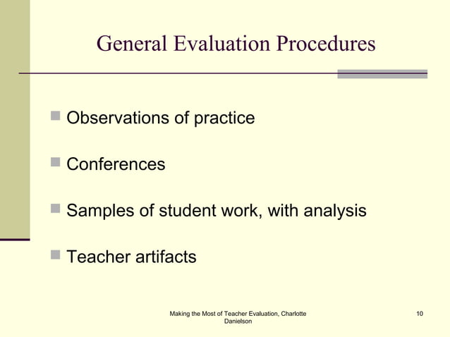 Charlotte Danielson | PPT