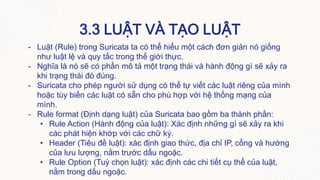 suricata giới thiệu, cách sử dụng, hoàn cảnh sử dụng | PPTX