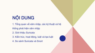 suricata giới thiệu, cách sử dụng, hoàn cảnh sử dụng | PPTX