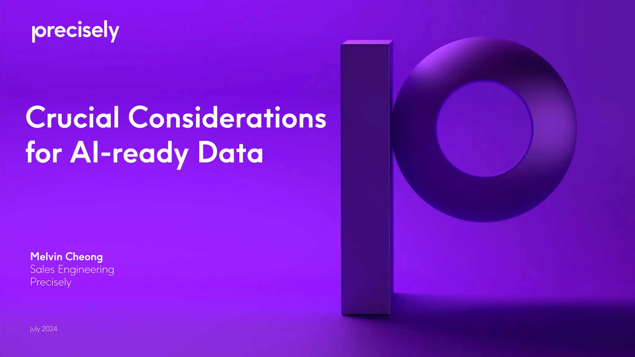Crucial Considerations for AI-ready Data | PDF
