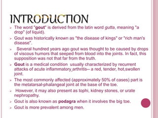 GOUT | PPTX