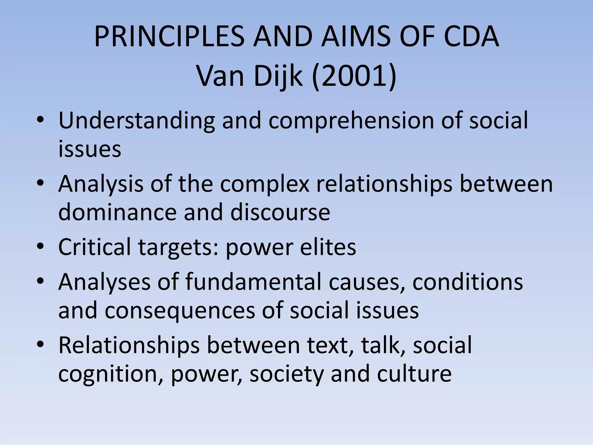 Cda principles | PPTX