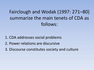 Cda principles | PPTX