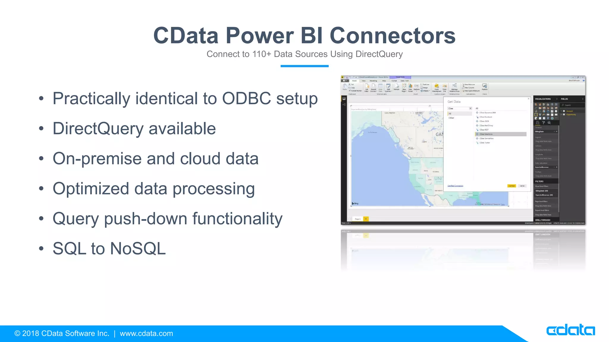 CData Power BI Connectors - MS Business Application Summit | PPTX