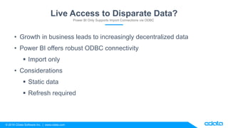 CData Power BI Connectors - MS Business Application Summit | PPTX