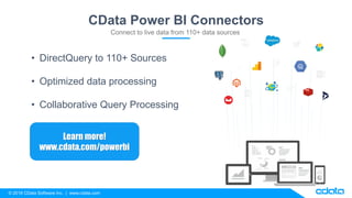 CData Power BI Connectors - MS Business Application Summit | PPTX