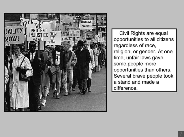 Civil Rights Reading from 209 | PPT