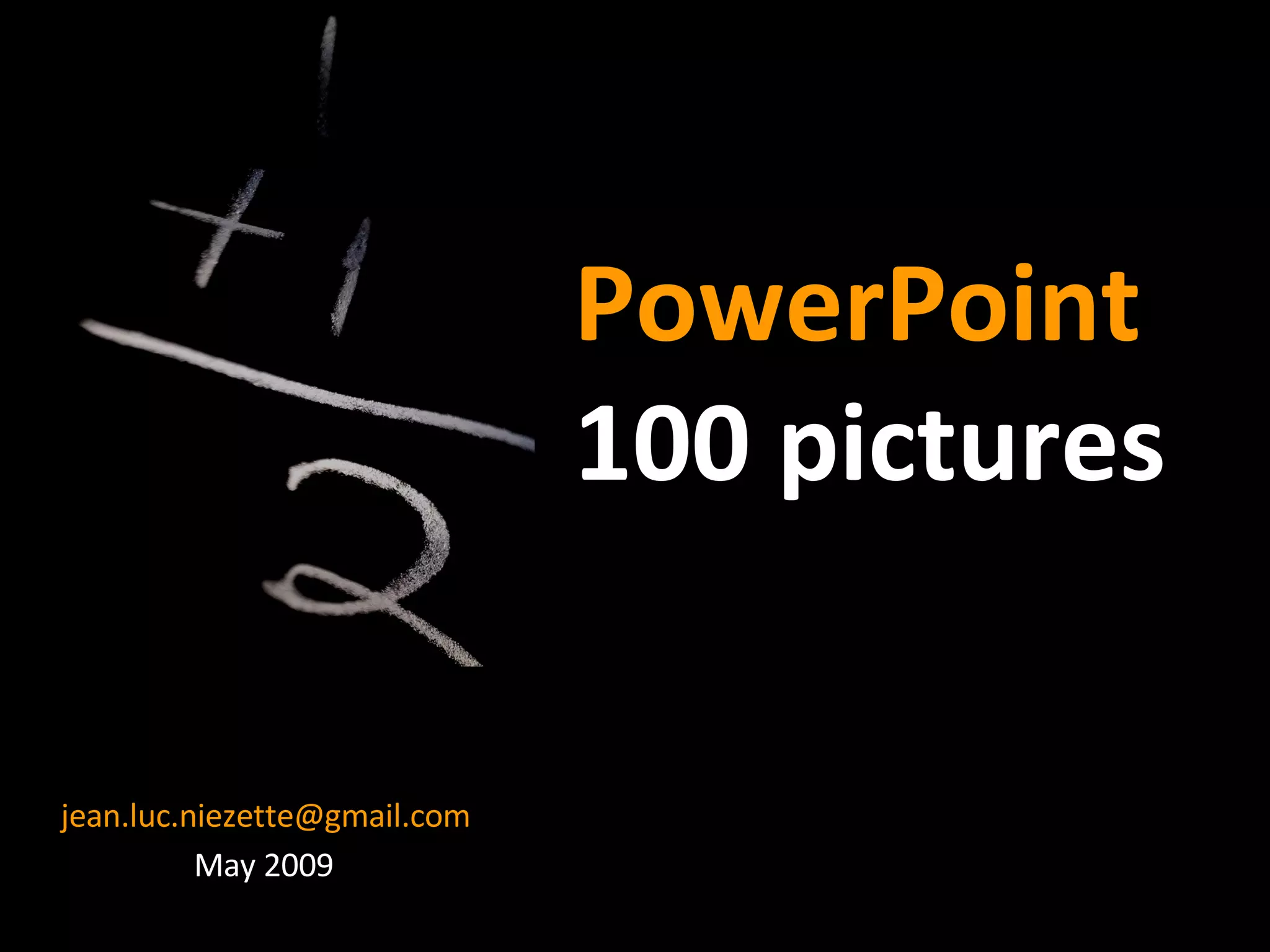 PowerPoint Tutorial Presentation - 100 Pictures | PPT