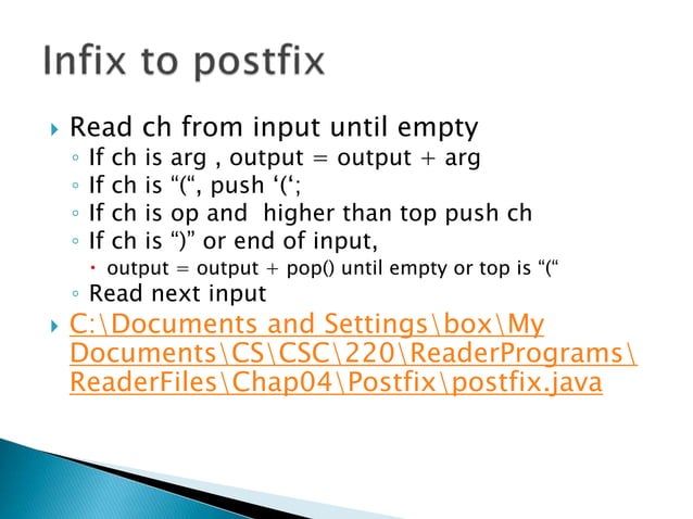 stack & queue | PPTX | Programming Languages | Computing