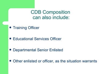 CDB, Career Development Board | PPT