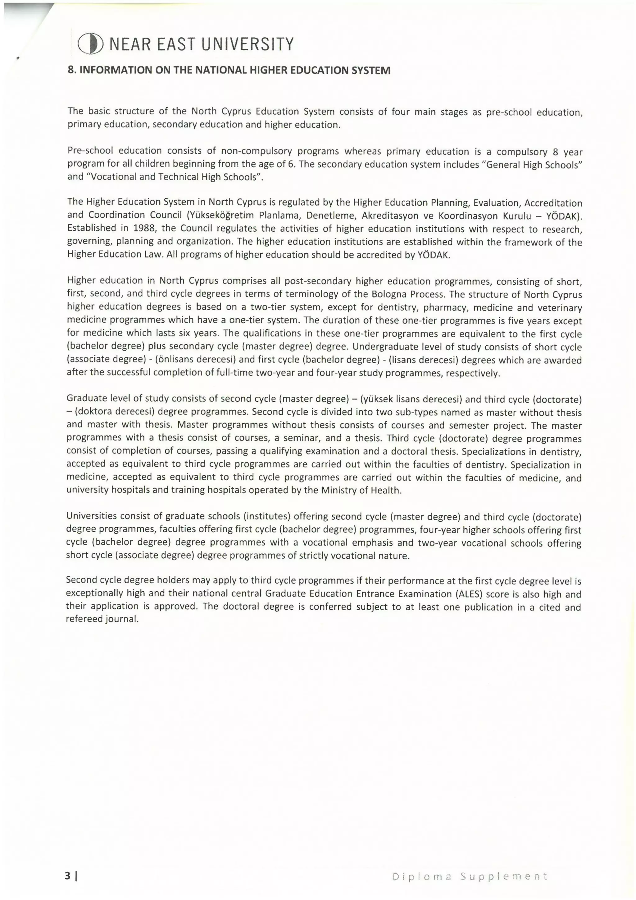 Diploma Supplement | PDF