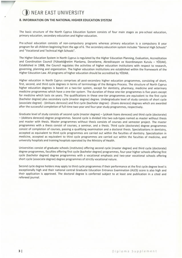 Diploma Supplement | PDF