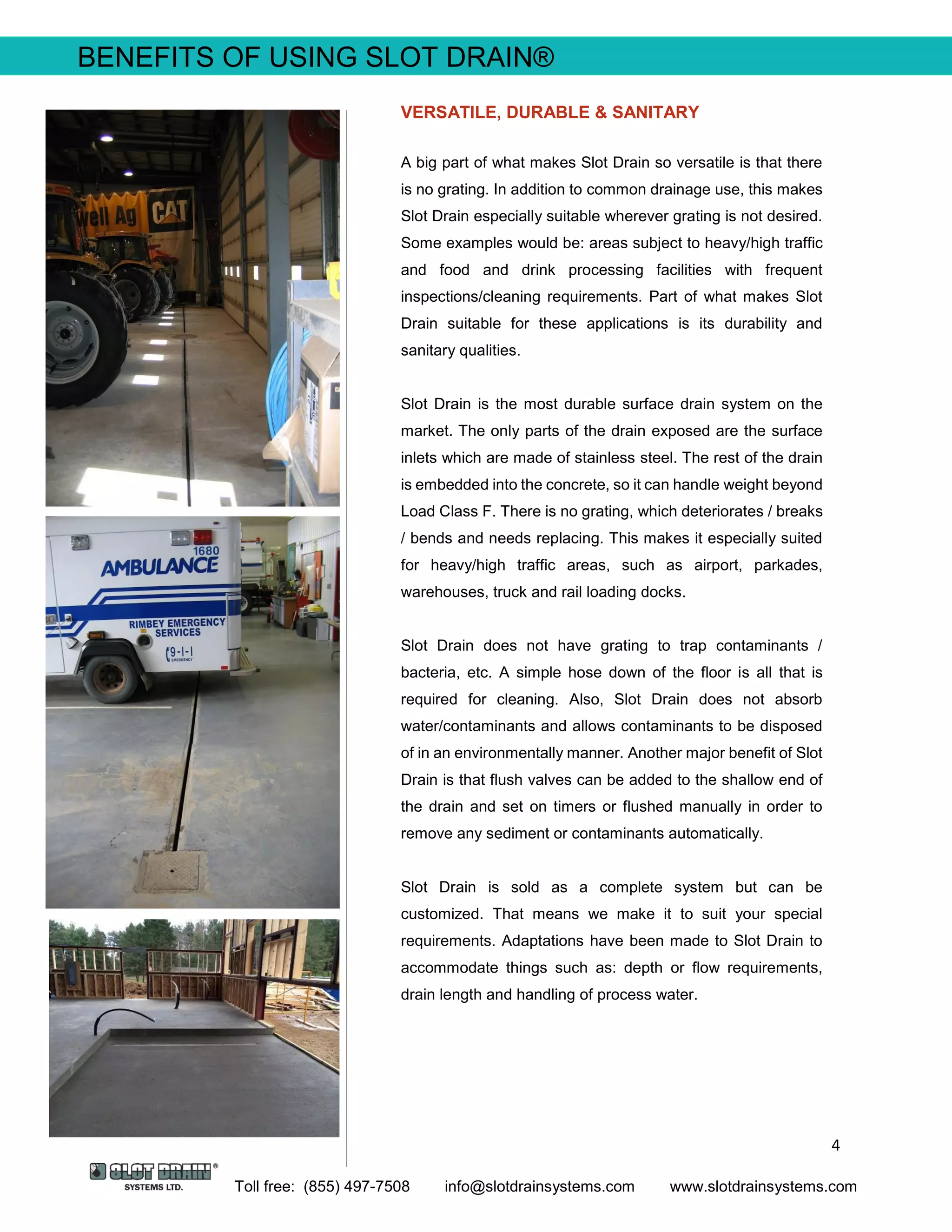 Slot Drain Systems Submittal | PDF