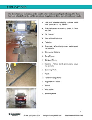 Slot Drain Systems Submittal | PDF