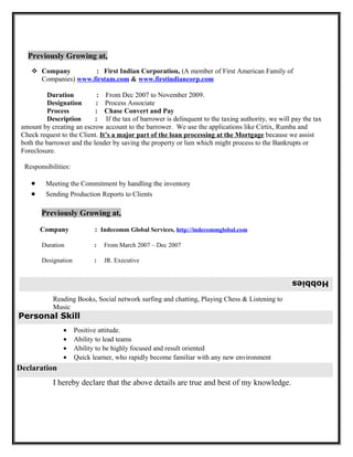 Padmanabha Resume | PDF