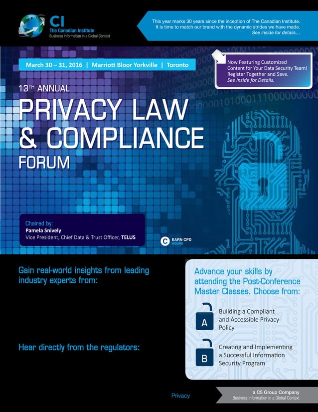 Privacy Law and Compliance Forum 2016 | PDF
