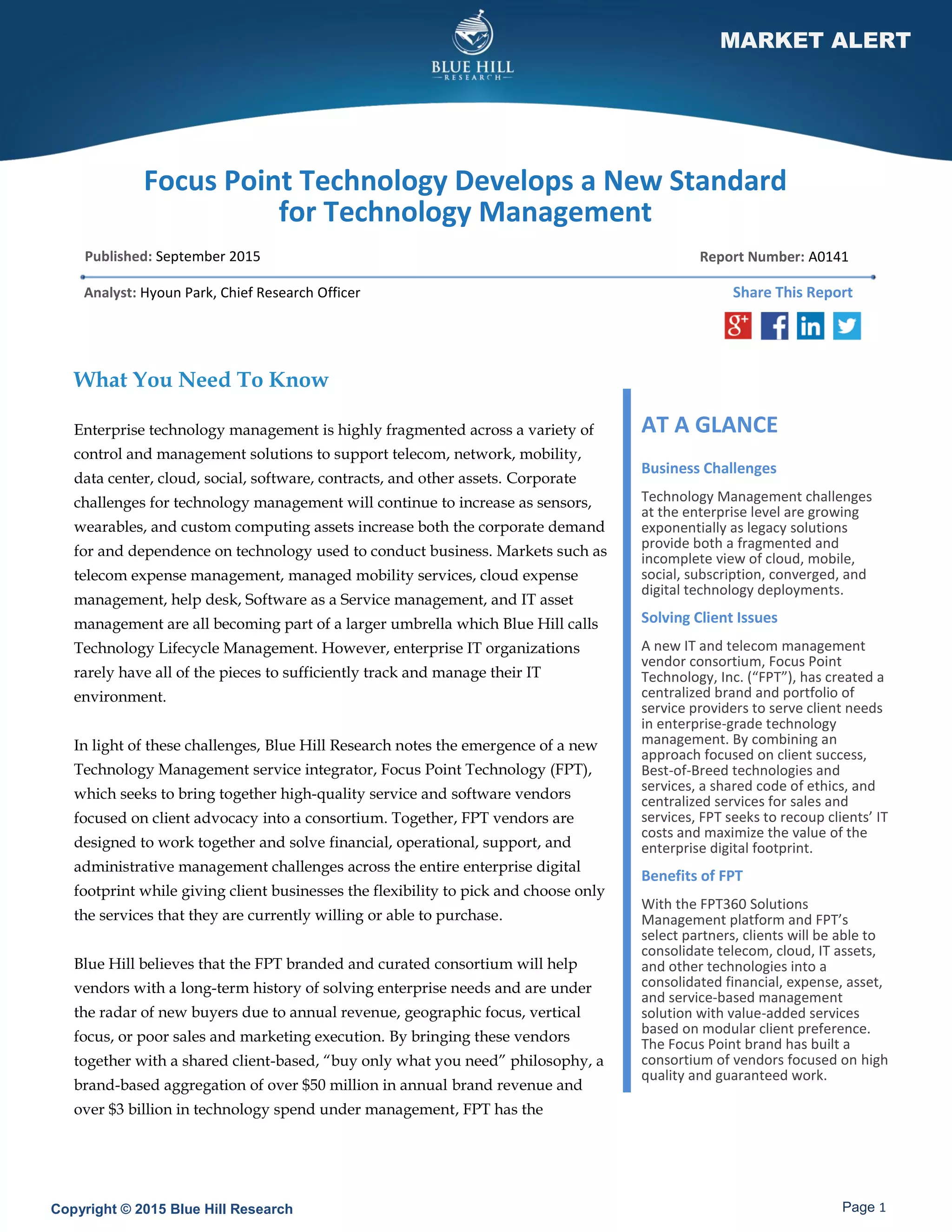 BHR-FocusPointTech-Final | PDF | Business | Business and Finance