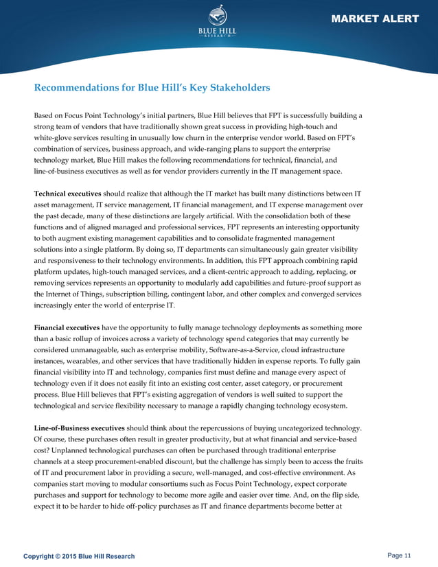 BHR-FocusPointTech-Final | PDF | Business | Business and Finance