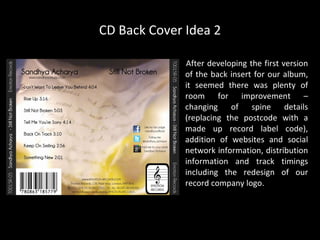 Cd back cover ideas | PPT