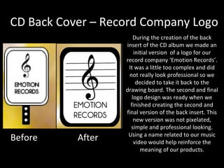 Cd back cover ideas | PPT | Technology & Computing