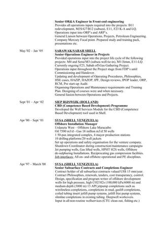 CV2.DOC | Civil Engineering Industry | Industries