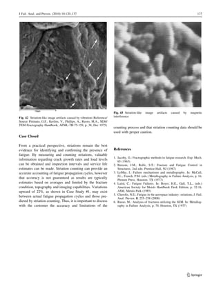 Striation Counting (JFAP) | PDF