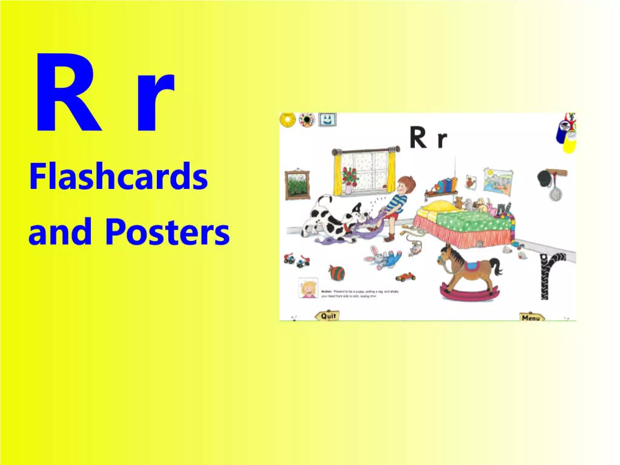 Flashcards and posters R r | PPT