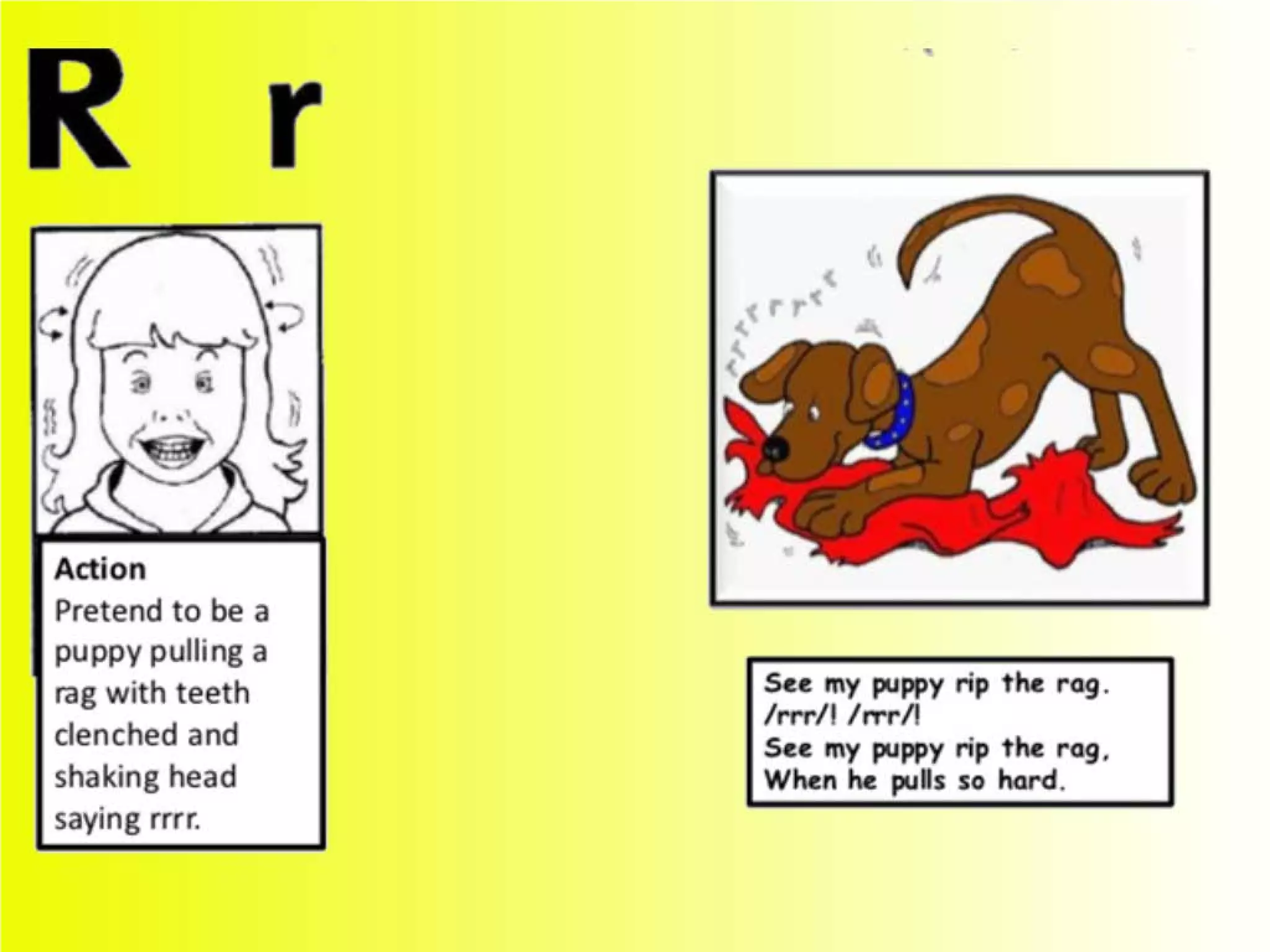 Flashcards and posters R r | PPT