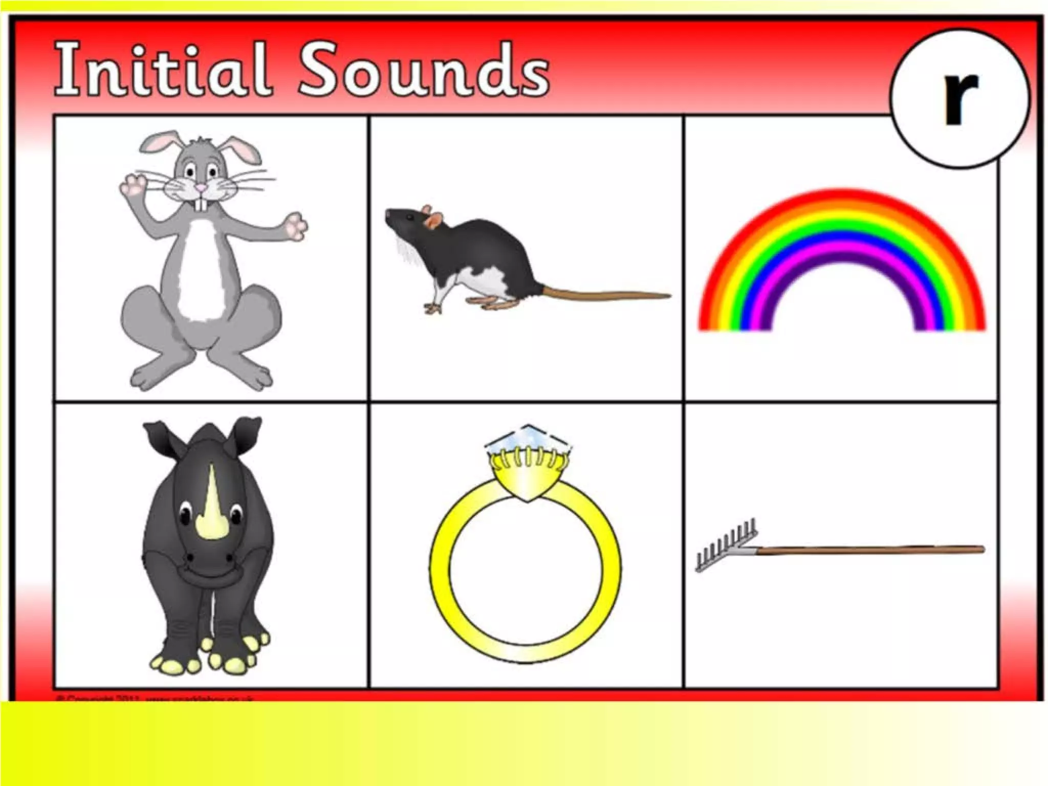 Flashcards and posters R r | PPT