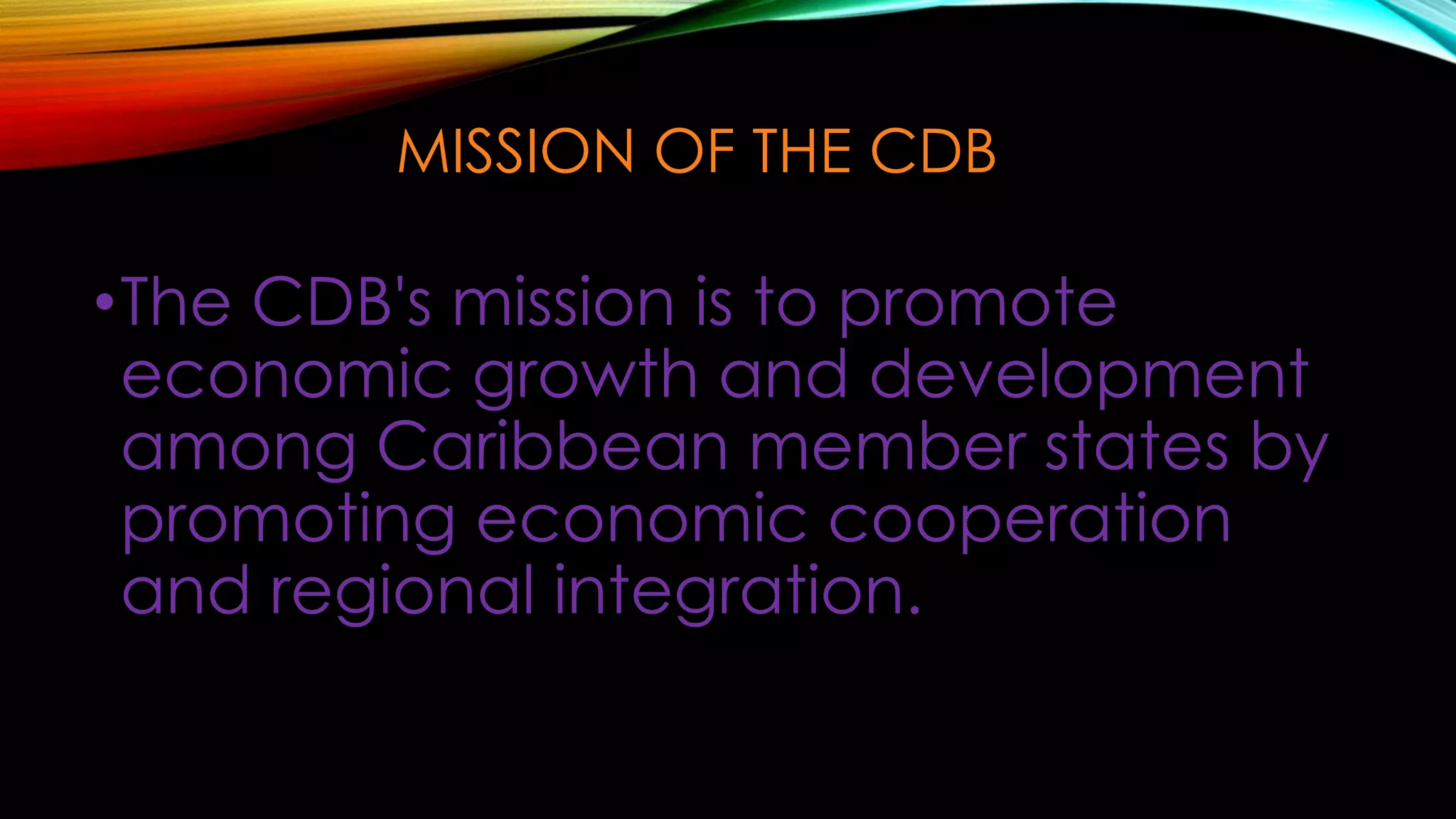 Caribbean development bank | PPTX