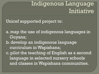 Addressing Issues of Access, Equity and Participation in Guyana | PPT