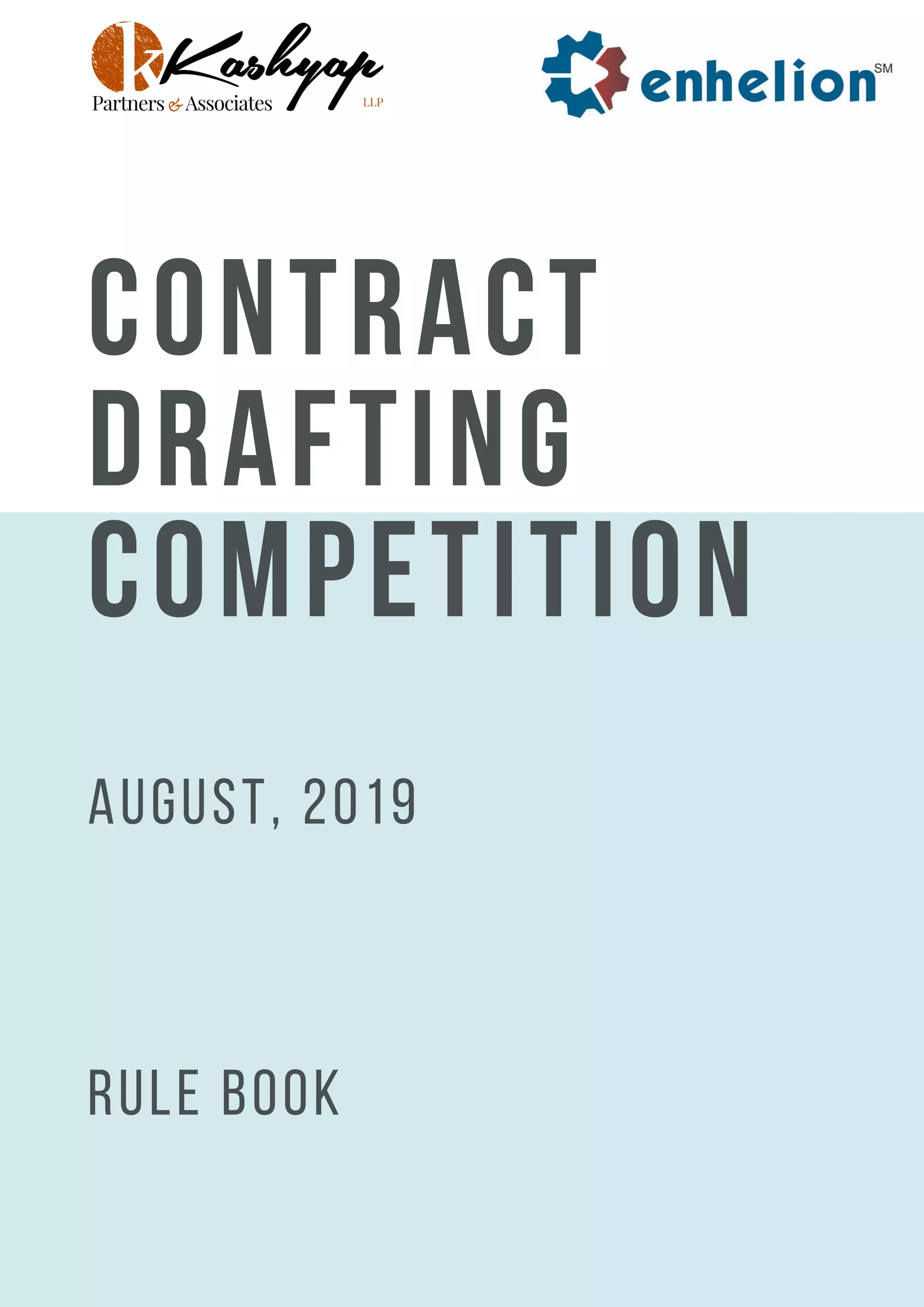 Contract Drafting Competition 2019 | PDF
