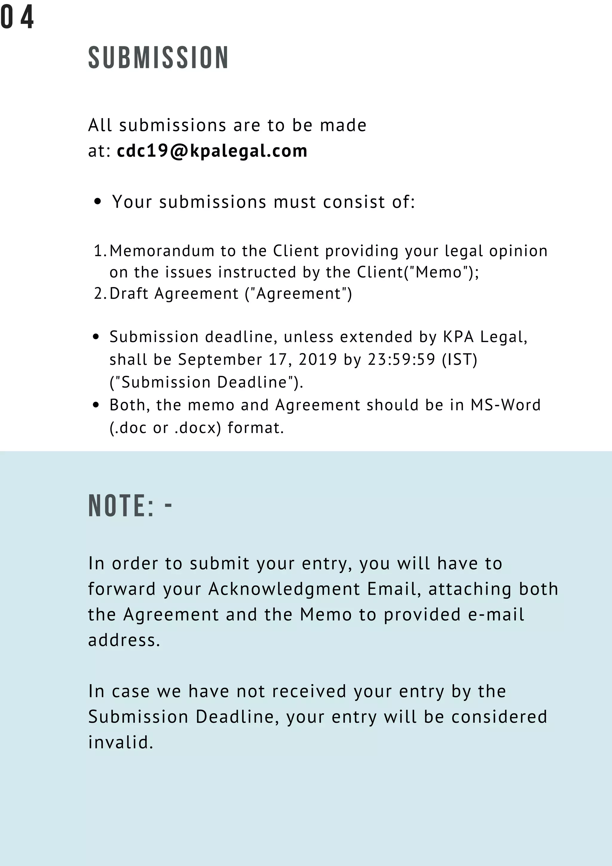 Contract Drafting Competition 2019 | PDF