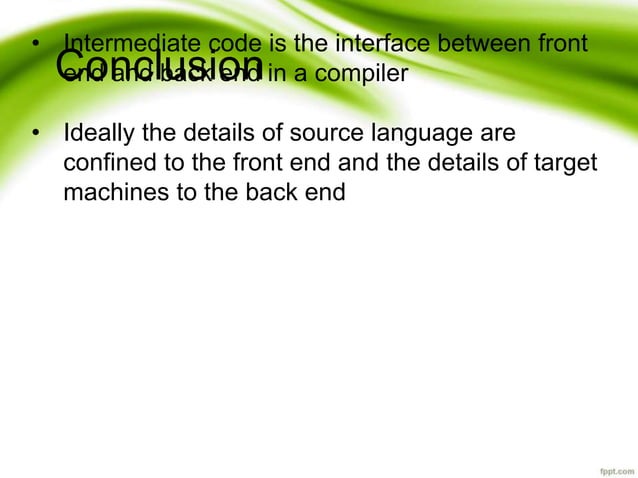 COMPILER DESIGN AND CONSTRUCTION | PPT