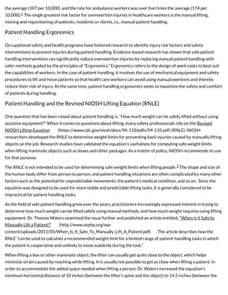 Cdc safe patient handling and mobility (sphm) - niosh workplace safety ...