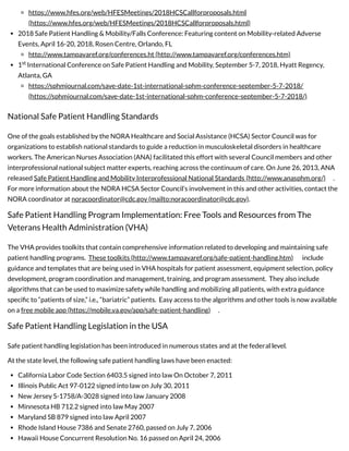 Cdc safe patient handling and mobility (sphm) - niosh workplace safety ...