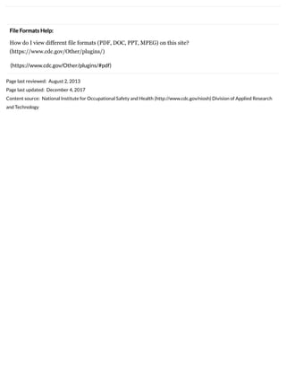 Cdc safe patient handling and mobility (sphm) - niosh workplace safety ...