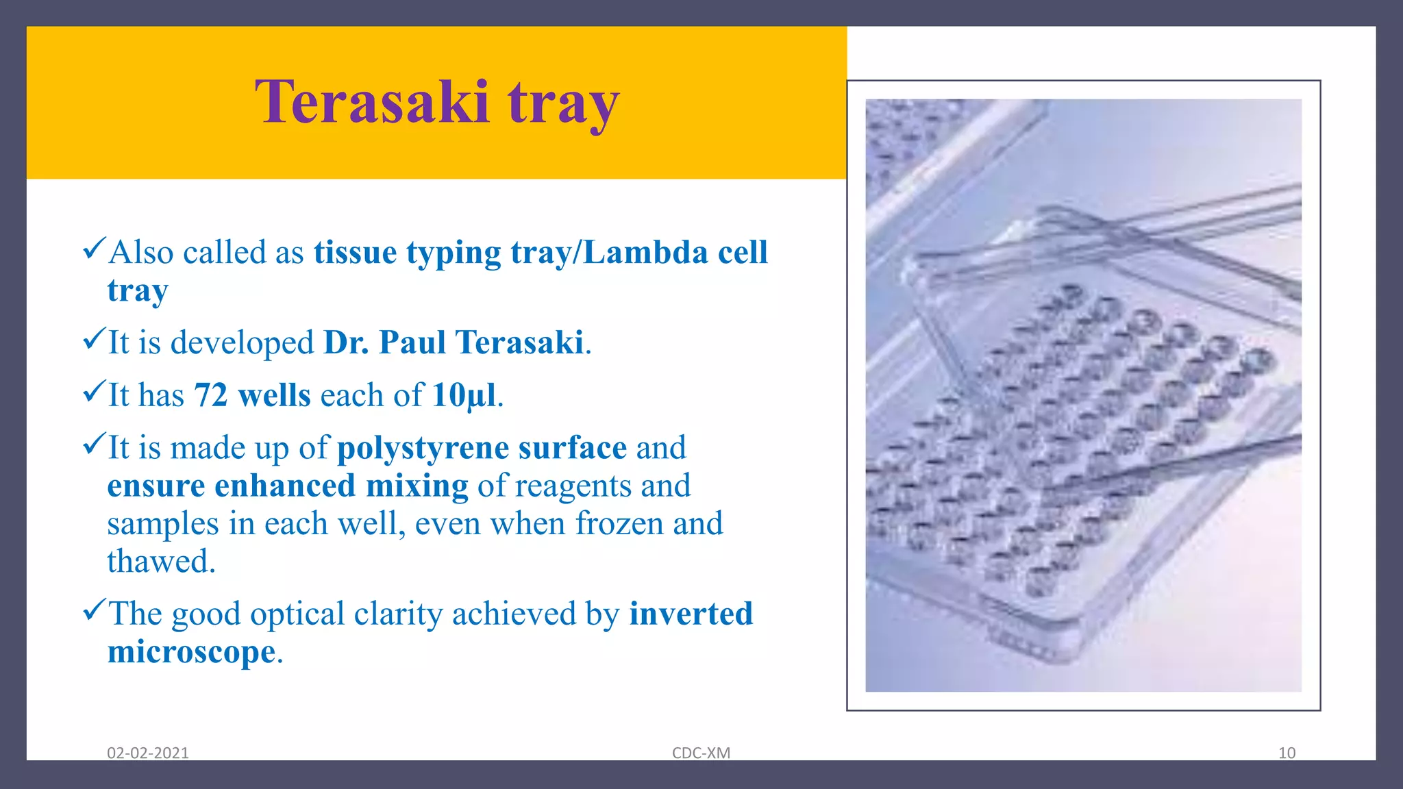CDC-XM / Complement dependent cytotoxicity -crossmatch | PPTX