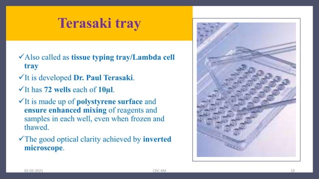 CDC-XM / Complement dependent cytotoxicity -crossmatch | PPTX | Blood ...
