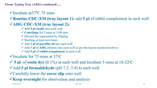 CDC-XM / Complement dependent cytotoxicity -crossmatch | PPTX | Blood ...