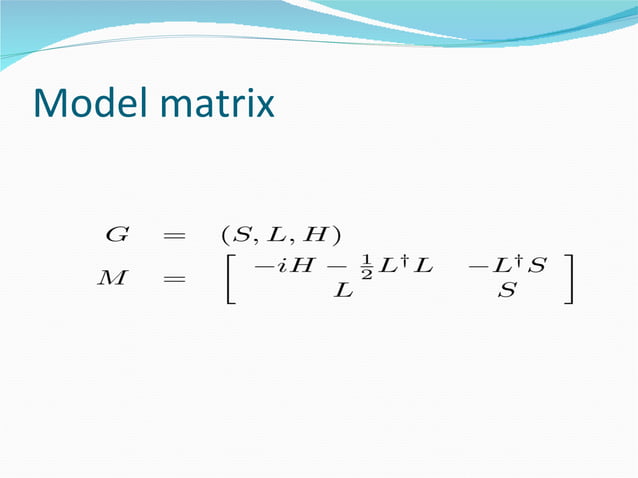 Synthesis of linear quantum stochastic systems via quantum feedback networks | PPT