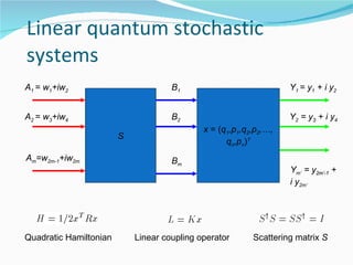 Synthesis of linear quantum stochastic systems via quantum feedback ...